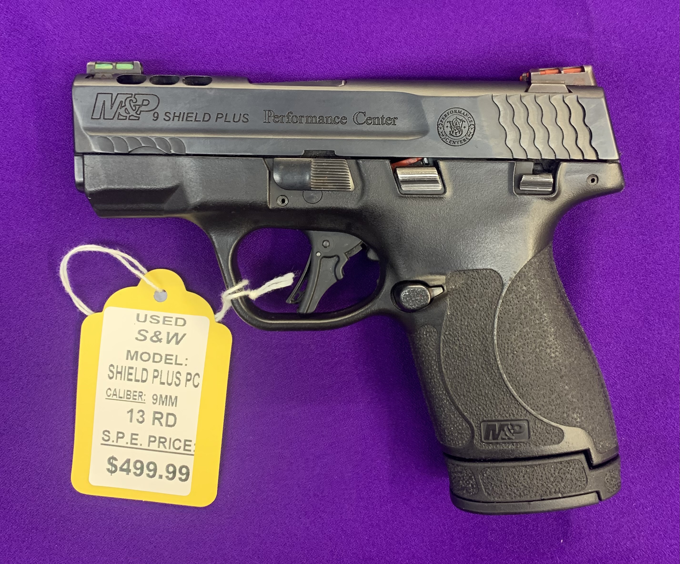 Smith & Wesson M&P SHIELD PLUS PERFORMANCE CENTER (USED) - U-S&W M&P ...
