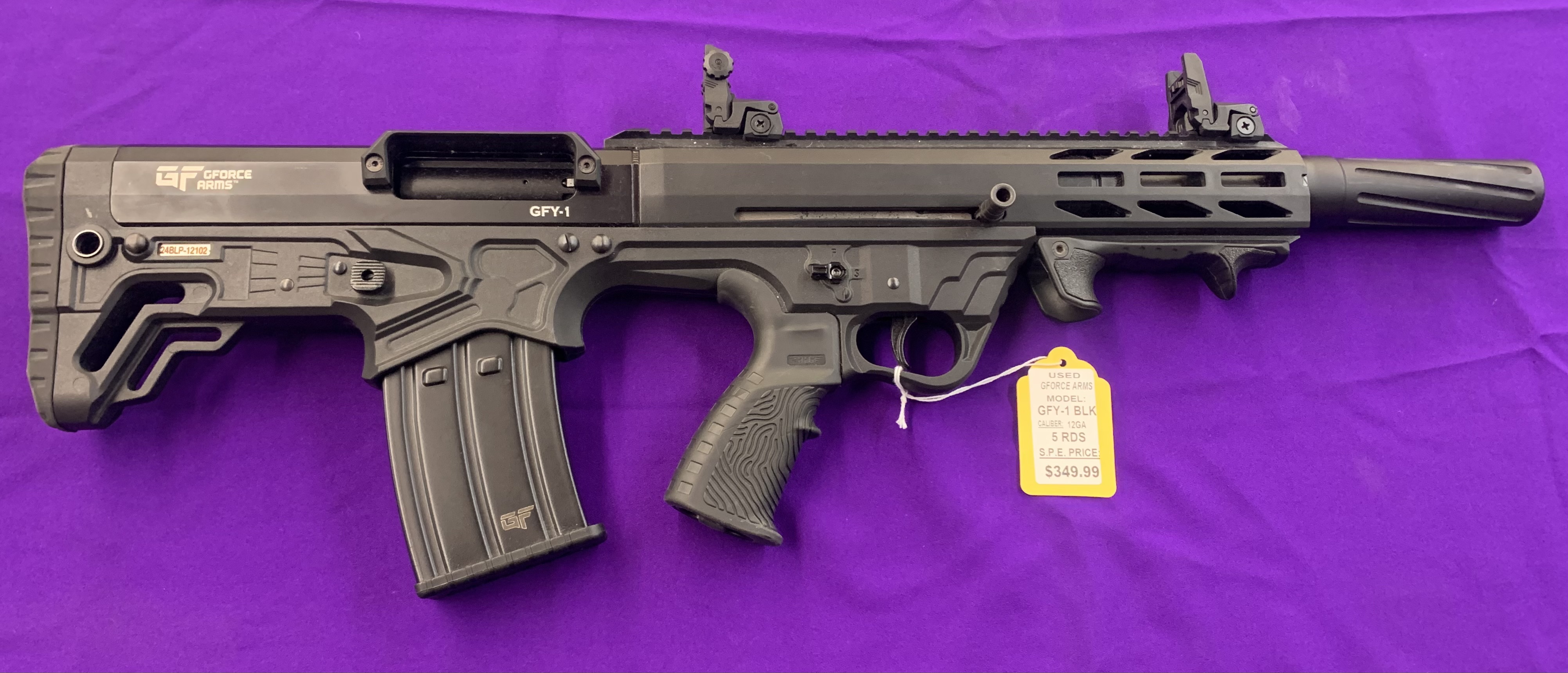 GForce GFY-1 BLACK (USED) - U-GFORCE ARMS GFY-1 12GA 5RD BULLPUP BLACK